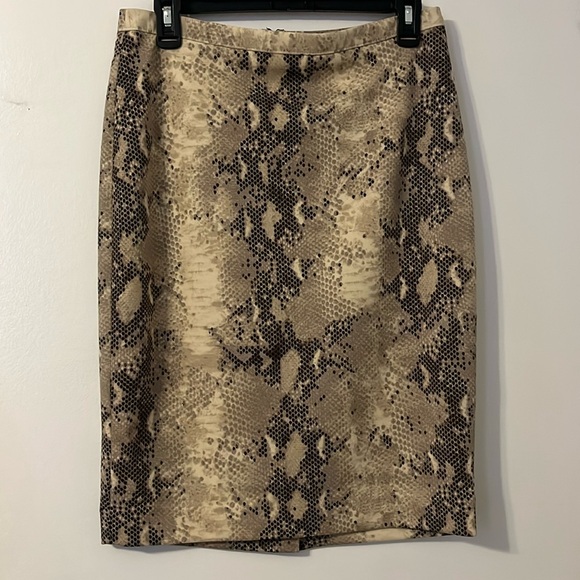 The Limited | Skirts | Limited Size 8 Snake Skin Print Mini Pencil ...